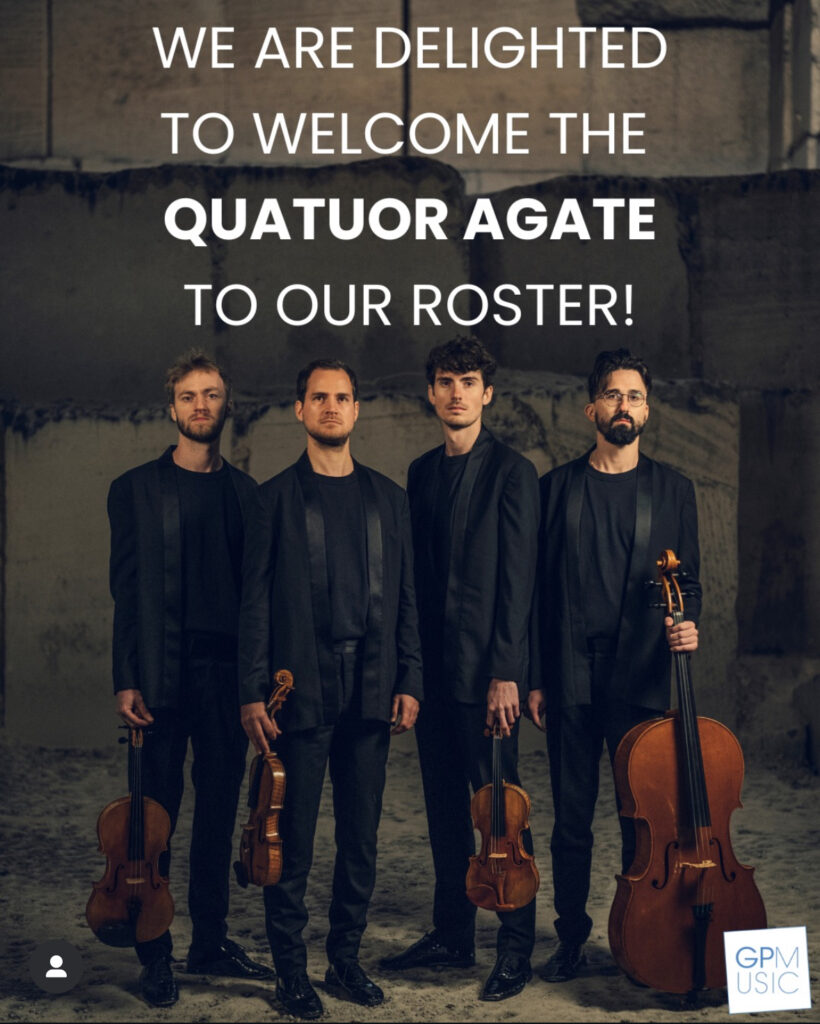 Quatuor Agate • Quatuor à cordes français, nouvel album Brahms